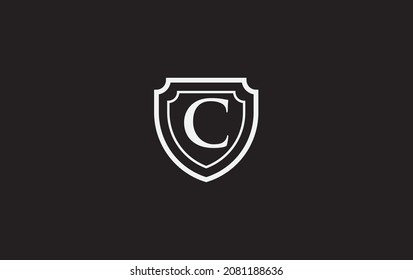 Double Shield Golden Elegant Logo Art Stock Vector (Royalty Free ...