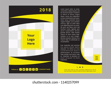 Double Sided Flyer Design Stock Vector (Royalty Free) 1140257099 ...
