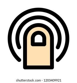 Double Tap Gesture: vector de stock (libre de regalías) 1218459370 ...