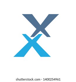 Double X Logo Letter Vector Illustrator Stock Vector (Royalty Free ...