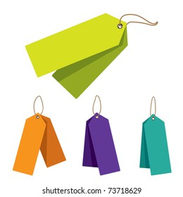 Doubled Price Tags Stock Vector (Royalty Free) 73718629 | Shutterstock