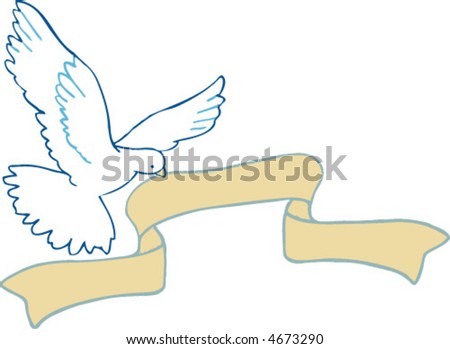 Dove Banner Stock Vector (Royalty Free) 4673290 - Shutterstock