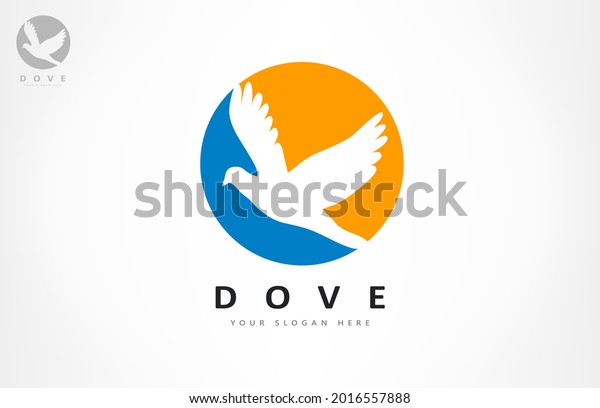 Dove Bird Logo Vector Animal Design Stock Vector (Royalty Free ...