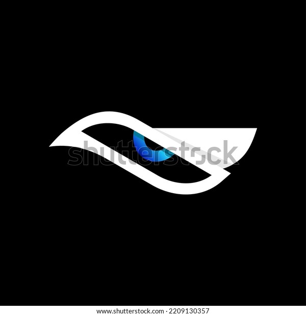 Dove Eye Logo Design Concept Stock Vector (Royalty Free) 2209130357 ...