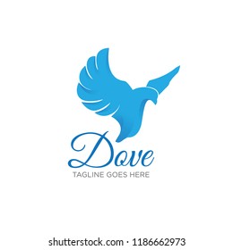 Dove Logo Icon Stock Vector (Royalty Free) 1186662973 | Shutterstock