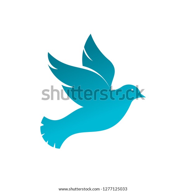 Dove Logo Vector Template Stock Vector (Royalty Free) 1277125033 ...