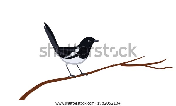 Dowel Bird Standing Branch Stock Vector (Royalty Free) 1982052134 ...