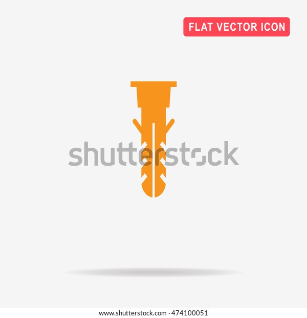 Dowel Icon Vector Concept Illustration Design Stock Vector (Royalty ...