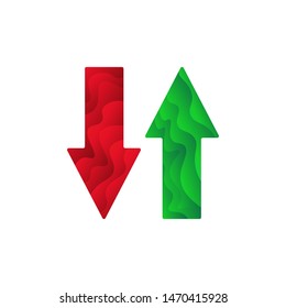 Down Arrow Icons Fall Rise Symbols 스톡 벡터(로열티 프리) 1470415928 | Shutterstock