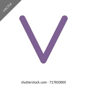 Down Navigation Arrow Icon Stock Vector (Royalty Free) 717833005 ...