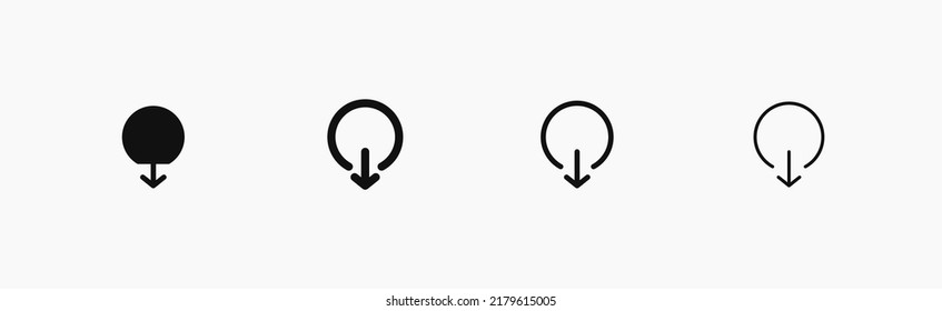 Download Design Vector Icon Arrow Ellipse Stock Vector (Royalty Free ...