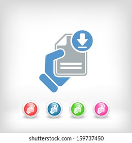 Download Document Link Stock Vector (Royalty Free) 159737450 | Shutterstock