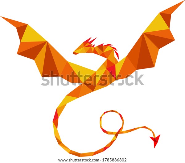 1,476 Dragon Polygon Images, Stock Photos & Vectors | Shutterstock