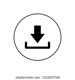 Download Icon Download Button Vector Illustration Stock Vector (Royalty ...