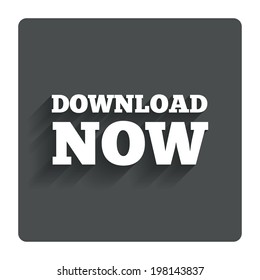 Download Now Icon Download Button Load Stock Vector (Royalty Free ...