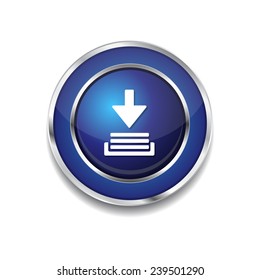 Download Vector Blue Web Icon Set: vetor stock (livre de direitos ...