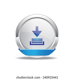 Download Vector Blue Web Icon Set: vetor stock (livre de direitos ...