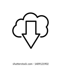 Download Vector Icon Install Symbol Modern Stock Vector (Royalty Free ...
