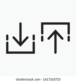 Download Vector Icon Install Symbol Modern Stock Vector (Royalty Free ...