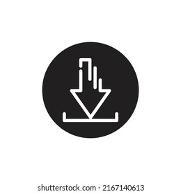 Download Vector Icon Install Symbol Modern Stock Vector (Royalty Free ...