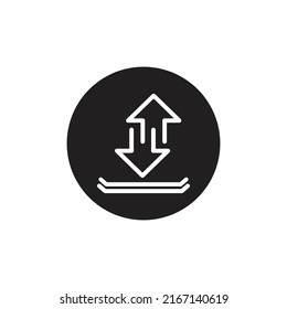 Download Vector Icon Install Symbol Modern Stock Vector (Royalty Free ...