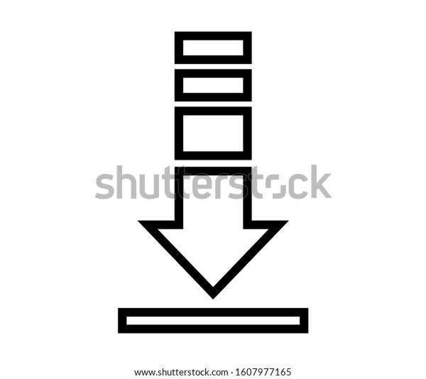 Download Vector Icon Install Symbol Modern: vector de stock (libre de ...