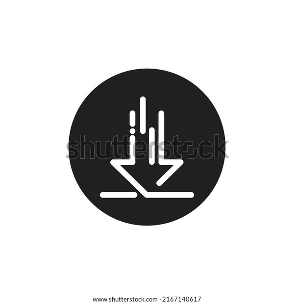 Download Vector Icon Install Symbol Modern Stock Vector (Royalty Free ...
