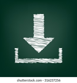 Download Vector Icons Chalk Effect Stock Vector (Royalty Free ...