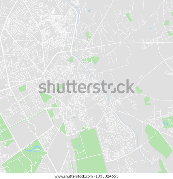 Downtown Vector Map Marrakech Morocco This: เวกเตอร์สต็อก (ปลอดค่า ...