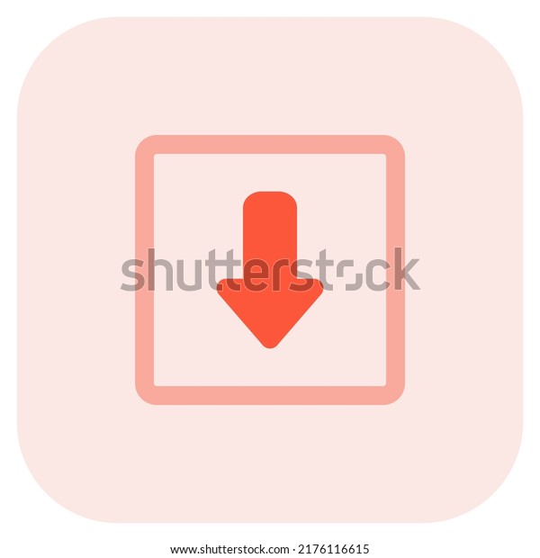 Downward Direction Arrow Hospital Navigation Layout: เวกเตอร์สต็อก ...