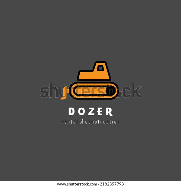 Dozer Vector Logo Construction Heavy Equipment: Vector có sẵn (miễn phí ...