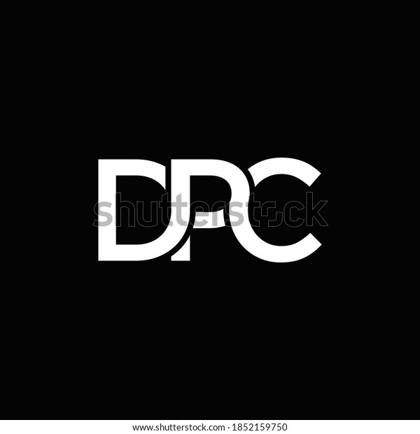 Vektor Stok Dpc Letter Original Monogram Logo Design (Tanpa Royalti ...