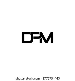 Dpm Letter Original Monogram Logo Design Stock Vector (Royalty Free ...