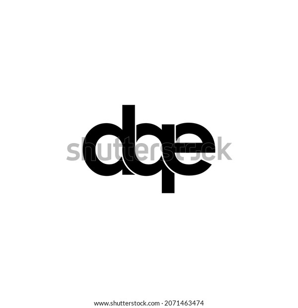 Dqe Letter Original Monogram Logo Design Stock Vector (Royalty Free ...