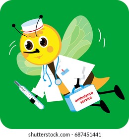 Dr Bee Stock Vector (Royalty Free) 687451441