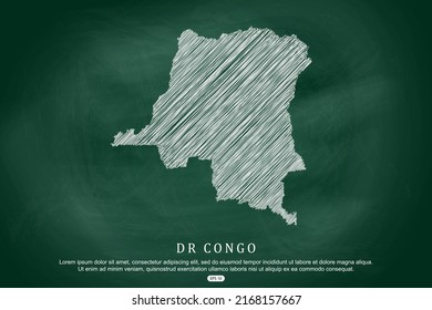 Dr Congo Map World Map International Stock Vector (Royalty Free ...
