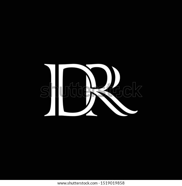 Dr Letter Design Icons 库存矢量图（免版税）1519019858 | Shutterstock