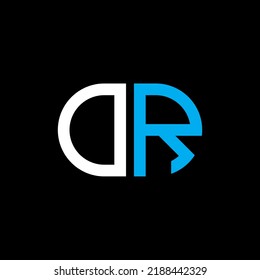 Dr Letter Logo Creative Design Vector Stock Vector (Royalty Free ...