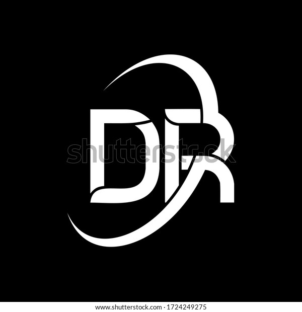 Dr Letter Logo Design Initial Letters Stock Vector (Royalty Free ...