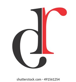Dr Letter Vector Logo Stock Vector (Royalty Free) 491561254 | Shutterstock