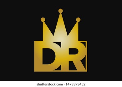 Er Logo Gold Crown Stock Vector (Royalty Free) 1474484744