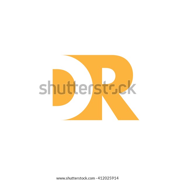 Logo de DR. Elemento de carta de promoción de marca gráfica vectorial ...