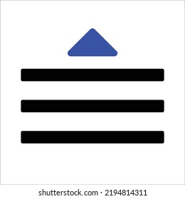 Drag List Vector Icon Illustration Stock Vector (Royalty Free ...