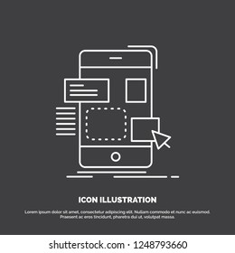 Drag Mobile Design Ui Ux Icon Stock Vector (Royalty Free) 1248793660 ...