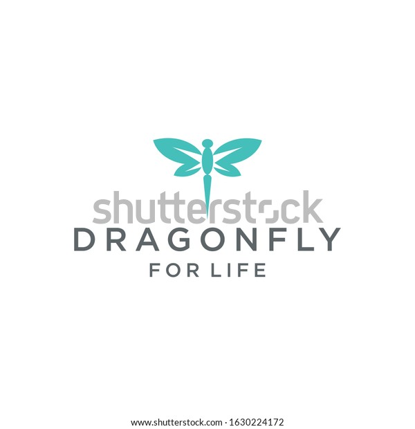 Dragon Fly Logo Design Vector Image Stock Vector (Royalty Free ...