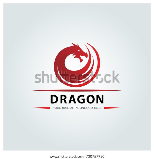 Dragon Logo Design Template Brand Logo Stock Vector (Royalty Free ...