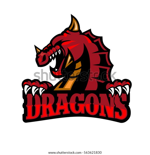 Dragon Logo Dragons Symbol Stock Vector (Royalty Free) 563621830