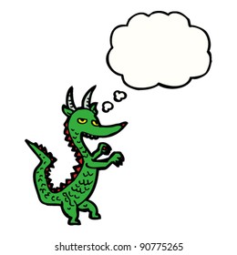 Dragon Thought Bubble Cartoon Stock Vector (Royalty Free) 90775265 ...