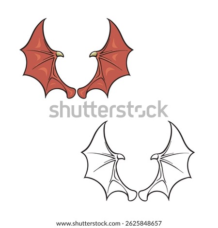 Dragon Wings Drawing | Free download on ClipArtMag