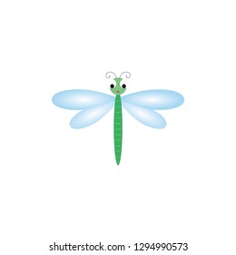 Dragonfly Simple Icon Stock Vector (Royalty Free) 1294990573 | Shutterstock